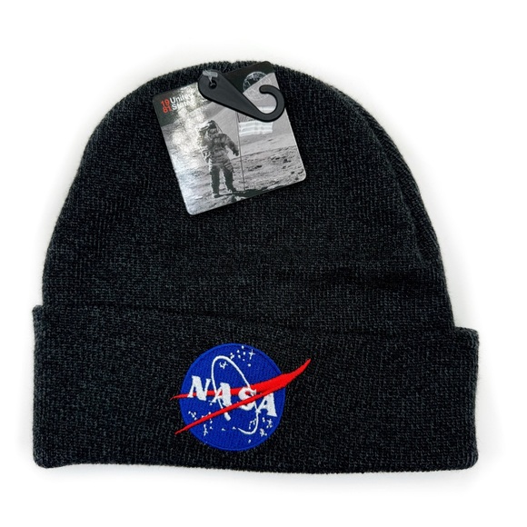 NASA | Accessories | Nasa Space Logo Knit Winter Hat Beanie Mens Womens ...